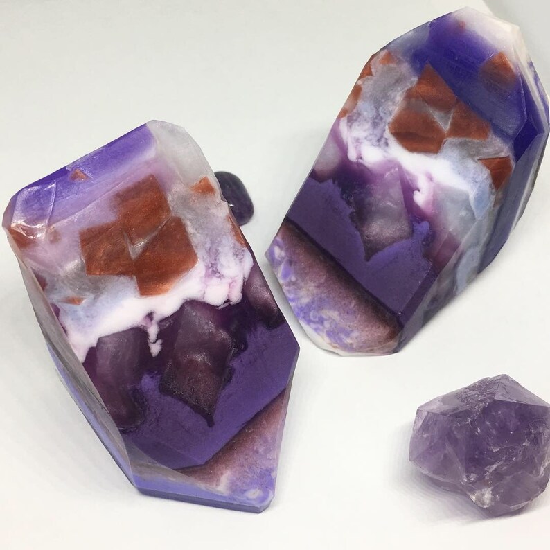 Ametrine Crystal Soap Handmade Artisan Soap Self Care Bath - Etsy