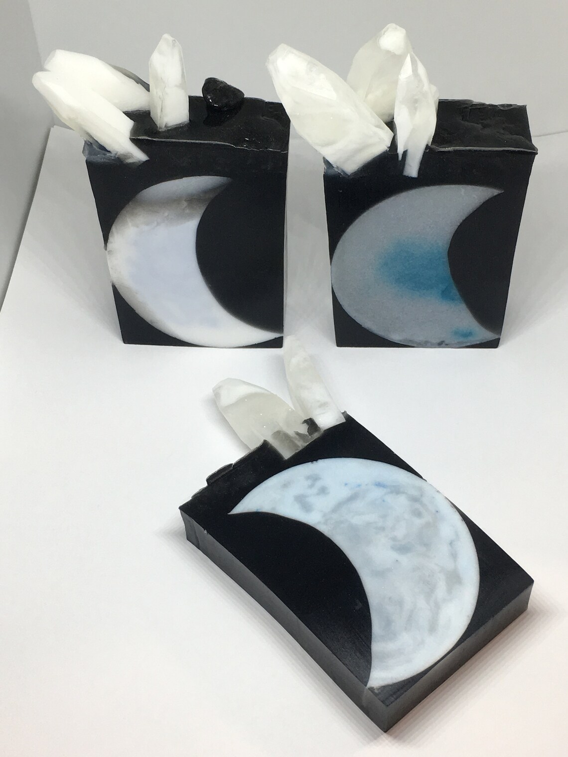 Crescent Moon Soap Moon Crystal Soap Outer Space Galaxy - Etsy Canada