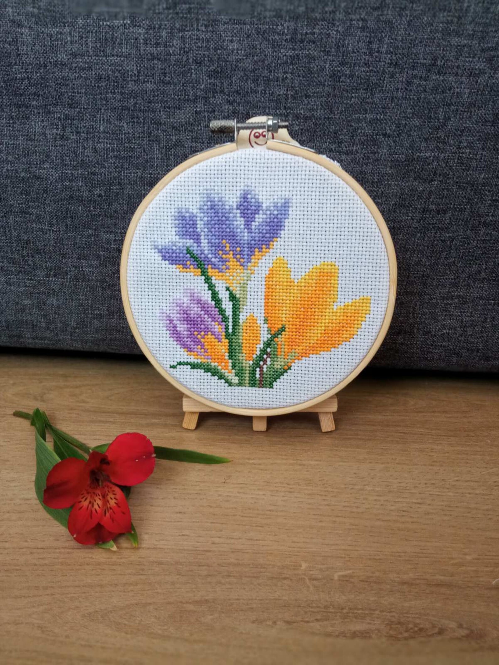 Spring Flower Cross Stitch Pattern Crocus Spring Bouquet PDF - Etsy