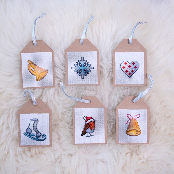 Cross Stitch Label - Etsy