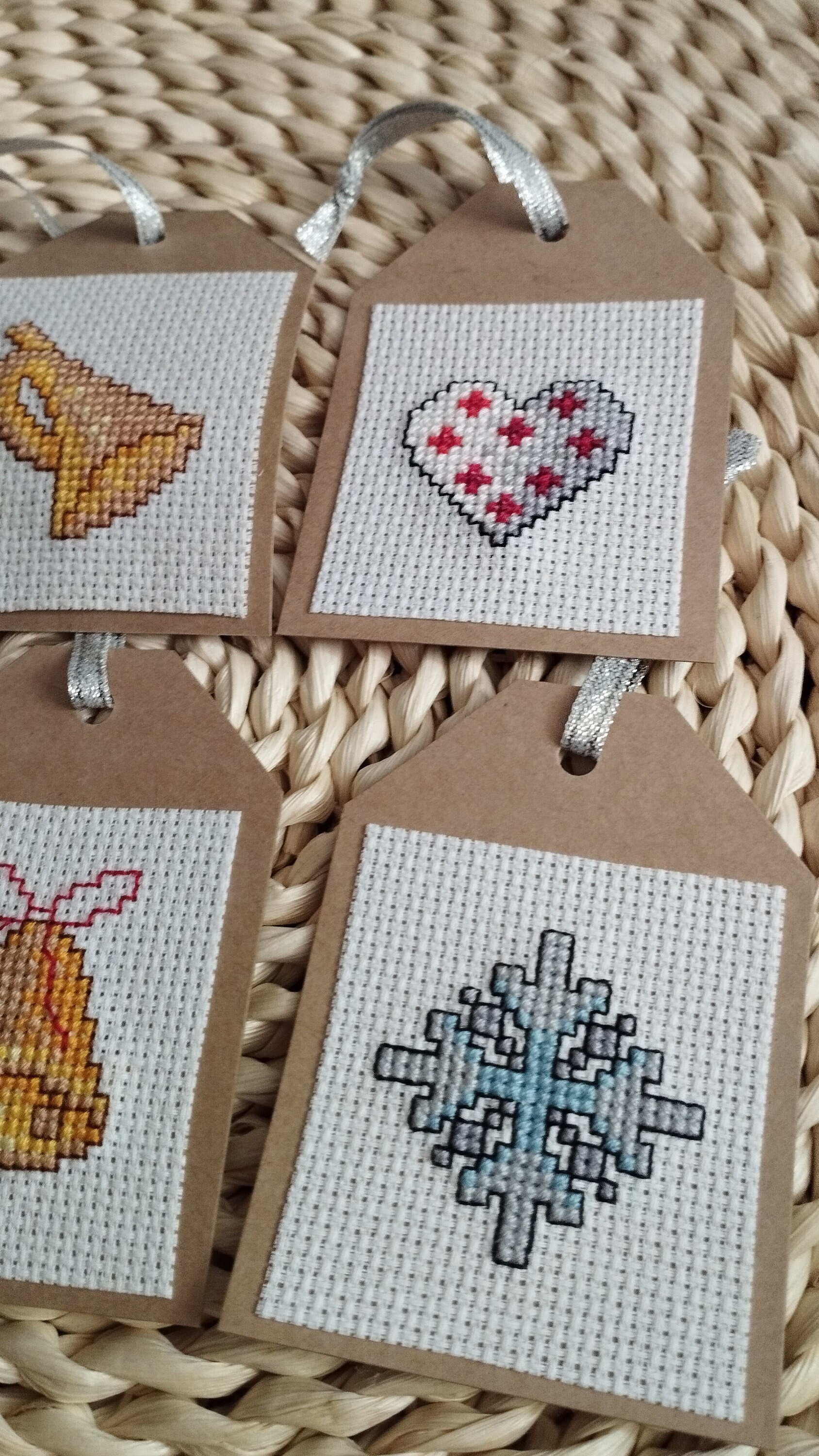 Christmas Gift Tags Cross Stitch Pattern Cross Stitch Label - Etsy UK