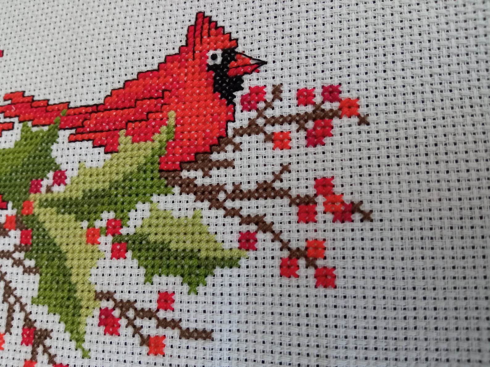 Christmas Bird Cardinals Cardinal Table Runner Pattern - Etsy