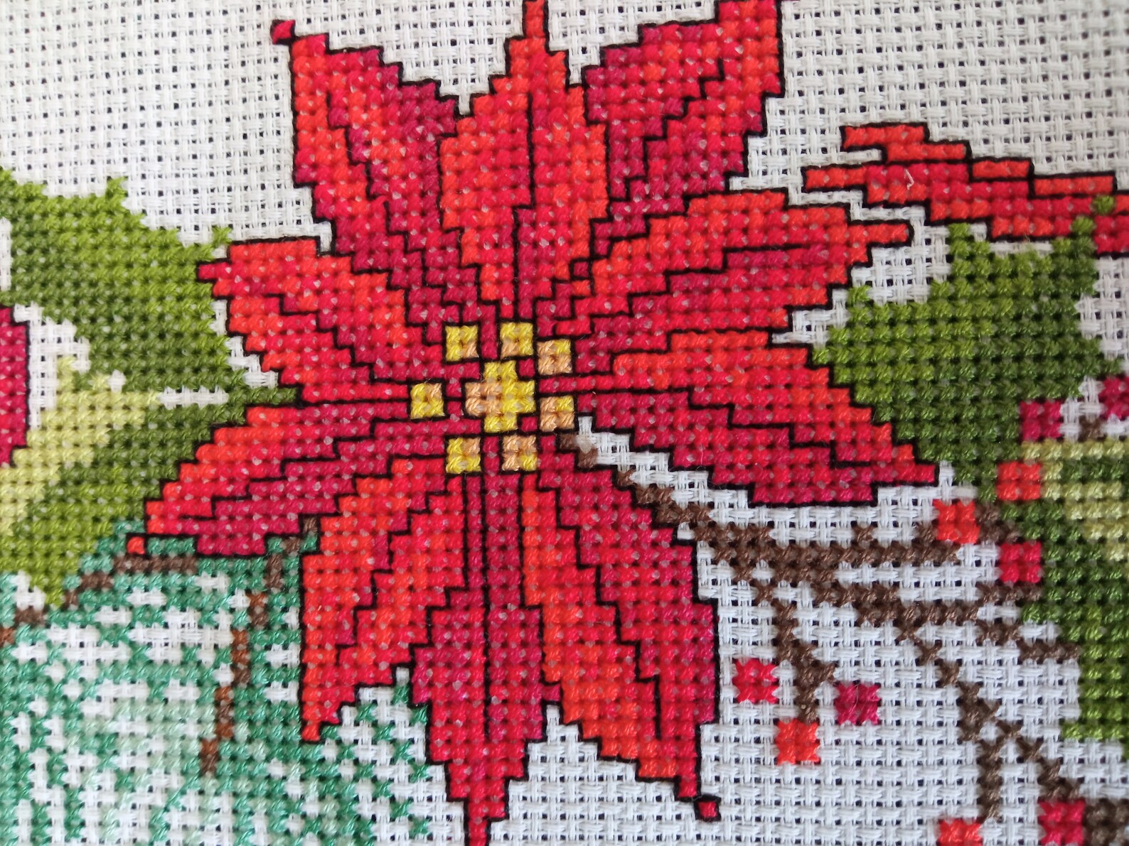 Christmas Bird Cardinals Cardinal Table Runner Pattern - Etsy