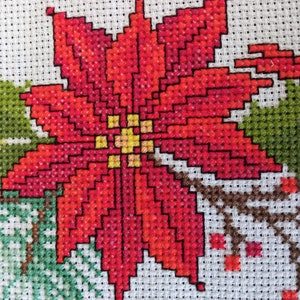 Christmas Bird Cardinals, Cardinal Table Runner Pattern, Poinsettia ...