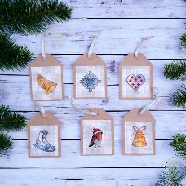 Cross Stitch Label - Etsy