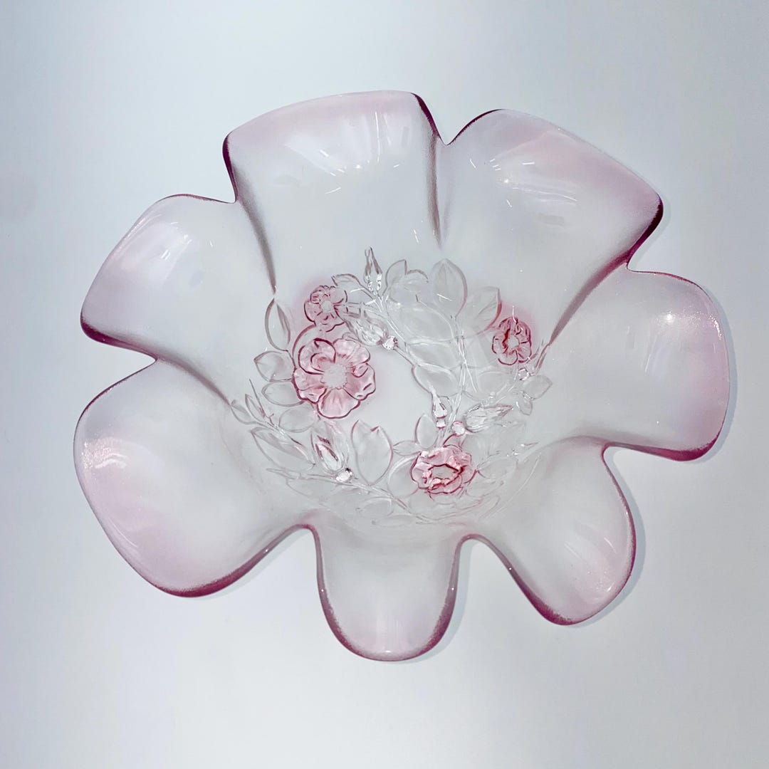 Mikasa Rosella Pattern Large Candy or Fruit Bowl Made in the 1970s - Etsy