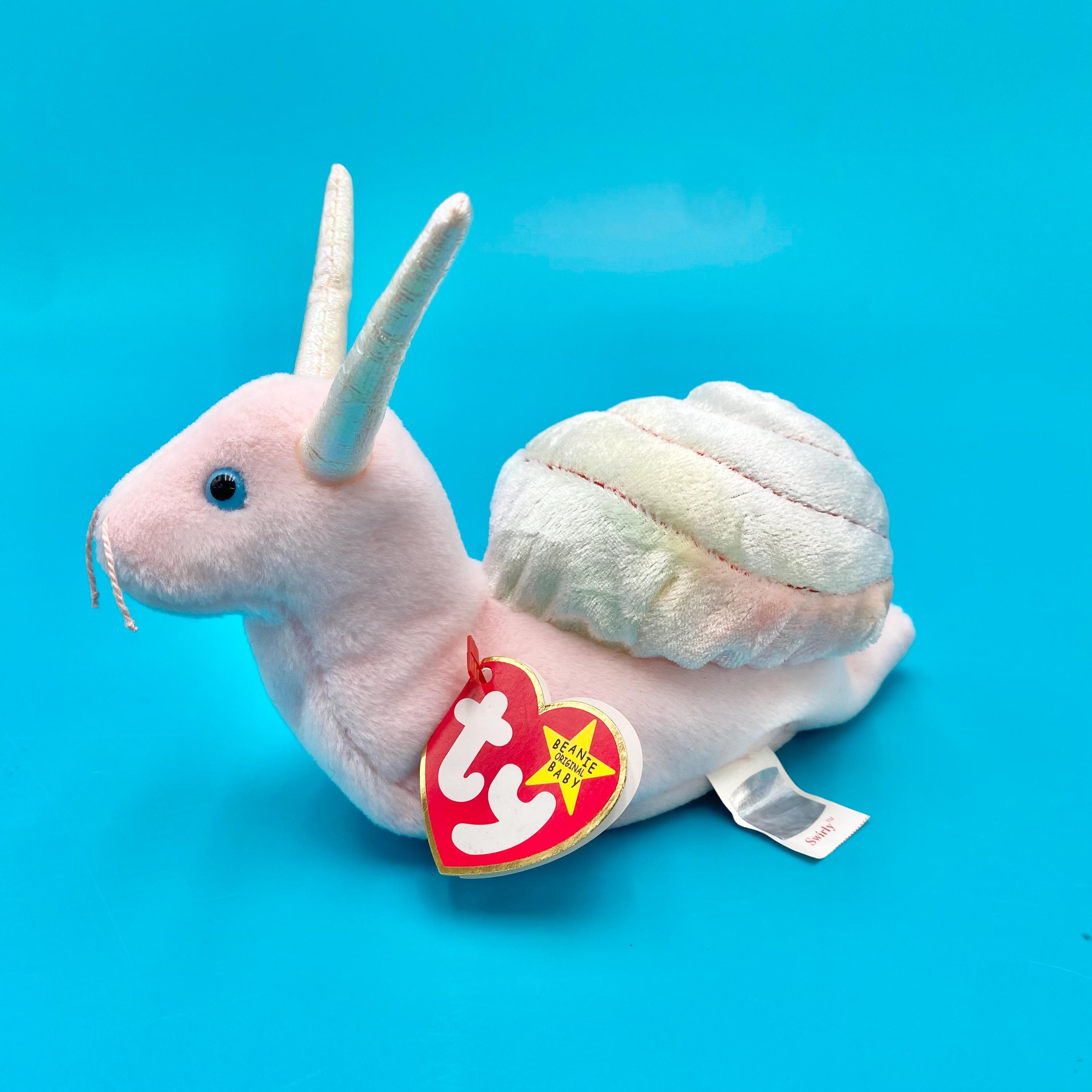 Ty Beanie Baby Swirly the Snail - Etsy
