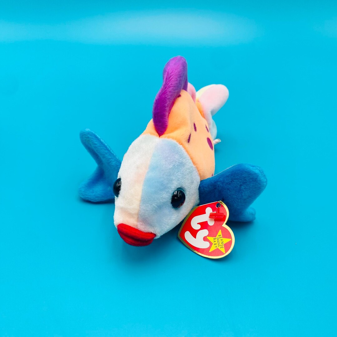 Lips the Fish Ty Beanie Baby Vintage Beanie Babies, Birthday March 15 ...
