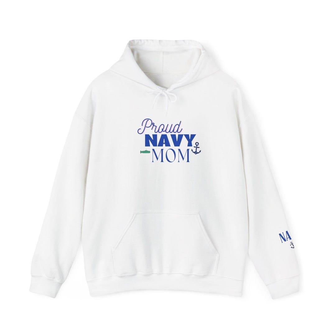 Navy Mom Hoodie, Submarine Navy Mom Gift, Military Family Gift ...