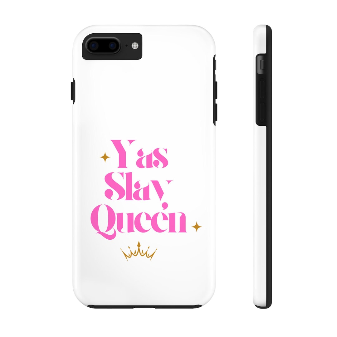 Phone Case - Cute Yas Slay Queen Crown Design, Christmas Gift for ...