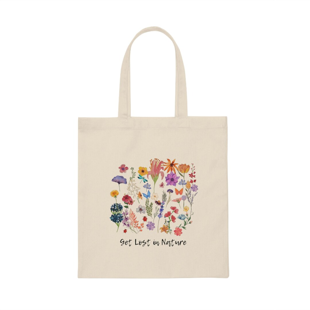 Tote Bag Cottagecore, Tote, Bag, Grocery Bag, Farmer's Market Bag, Gift ...