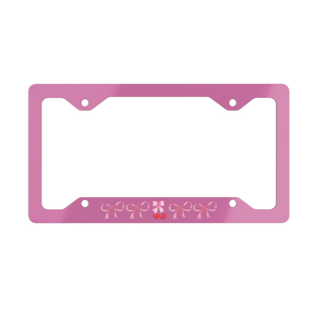 Coquette Aesthetic Metal License Plate Frame, Car License Frame ...