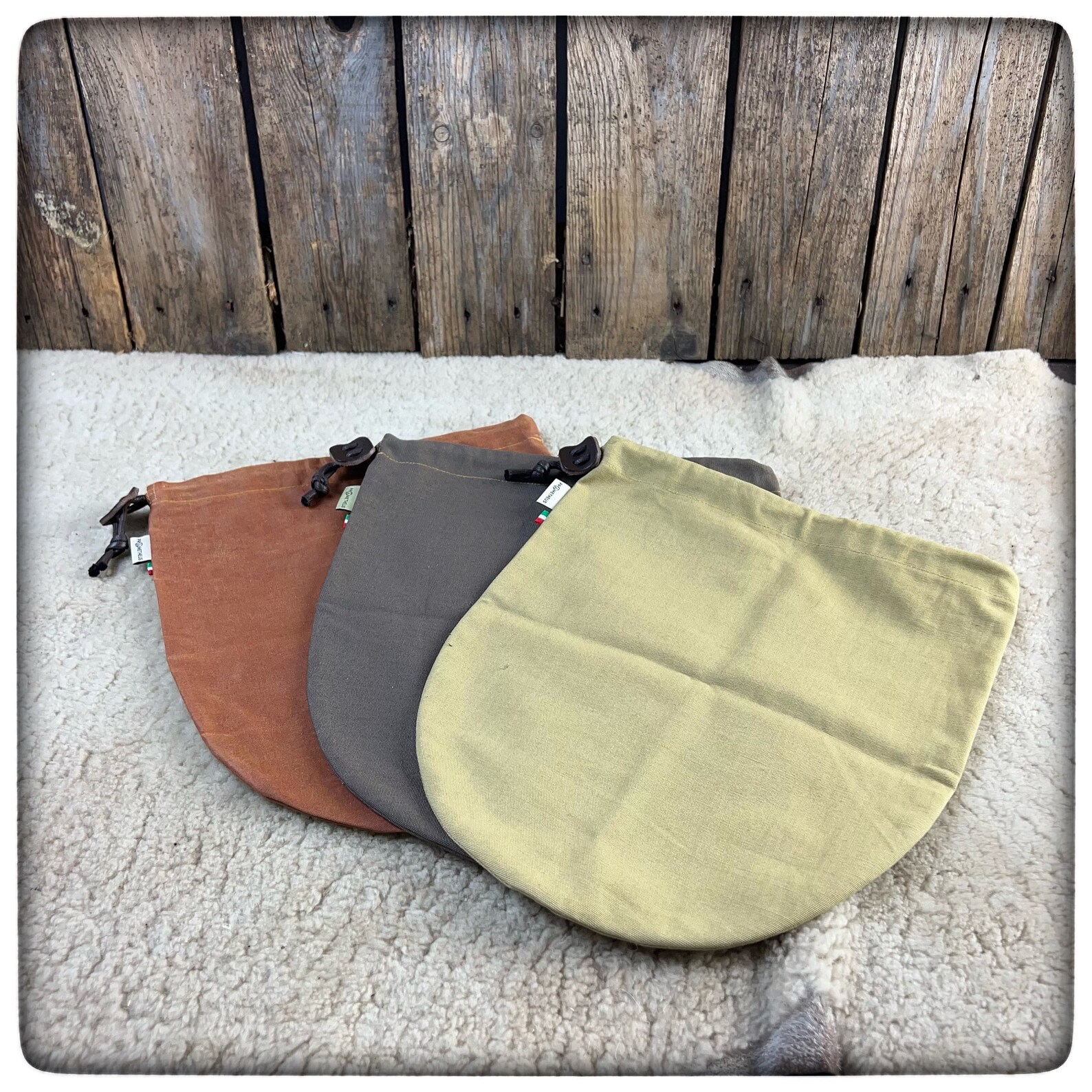 OILSKIN / WAXED CANVAS Frying Pan Bag - Etsy