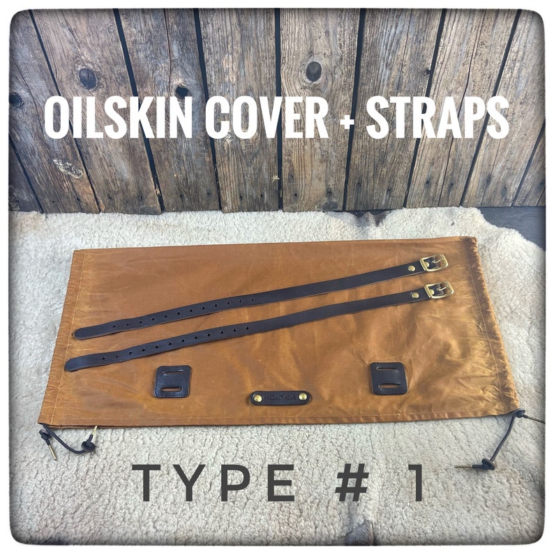 EXTRALARGE - OILSKIN / WAXED Canvas Bedroll Cover - (mod. Close End ...