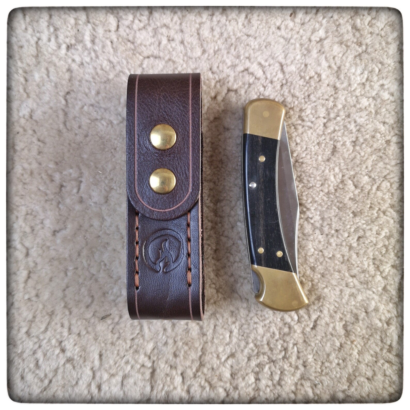 BUCK® 110 LEATHER POUCH - Etsy