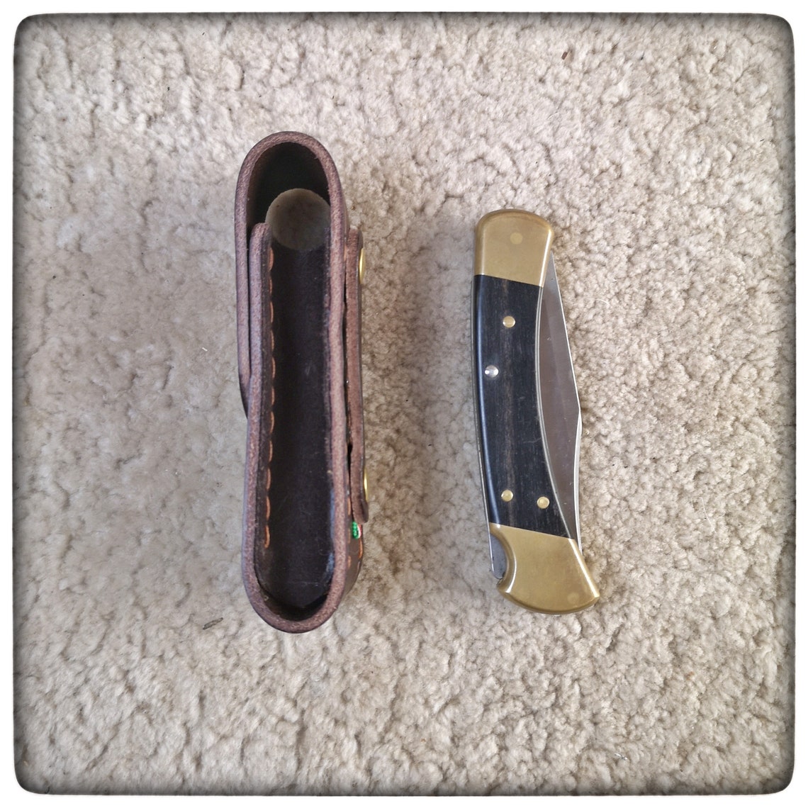 BUCK® 110 LEATHER POUCH - Etsy