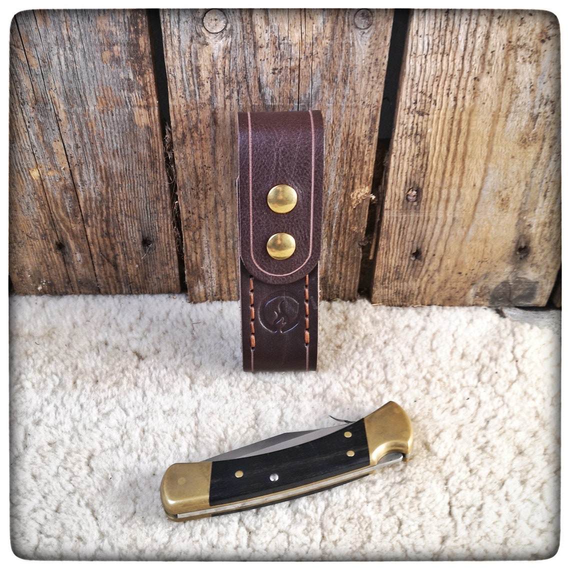 BUCK® 110 LEATHER POUCH - Etsy
