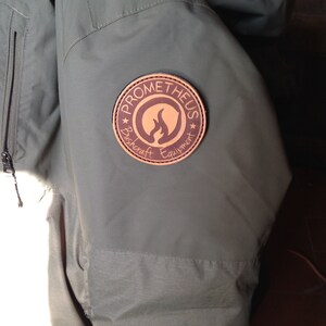 PROMETHEUS LEATHER PATCH - Etsy