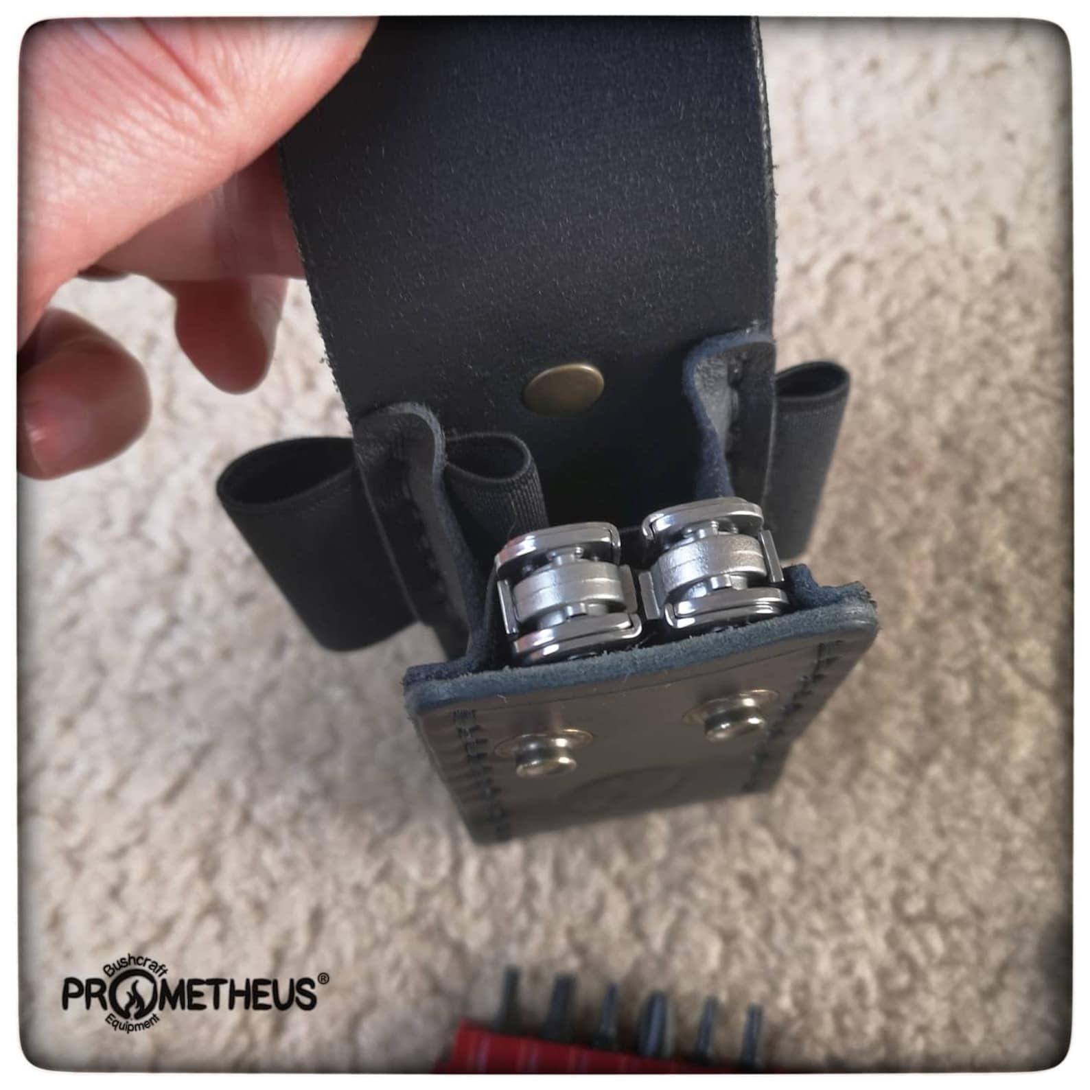 VICTORINOX® SPIRIT X Plus MULTITOOL Deluxe Leather Sheath (pockets for ...