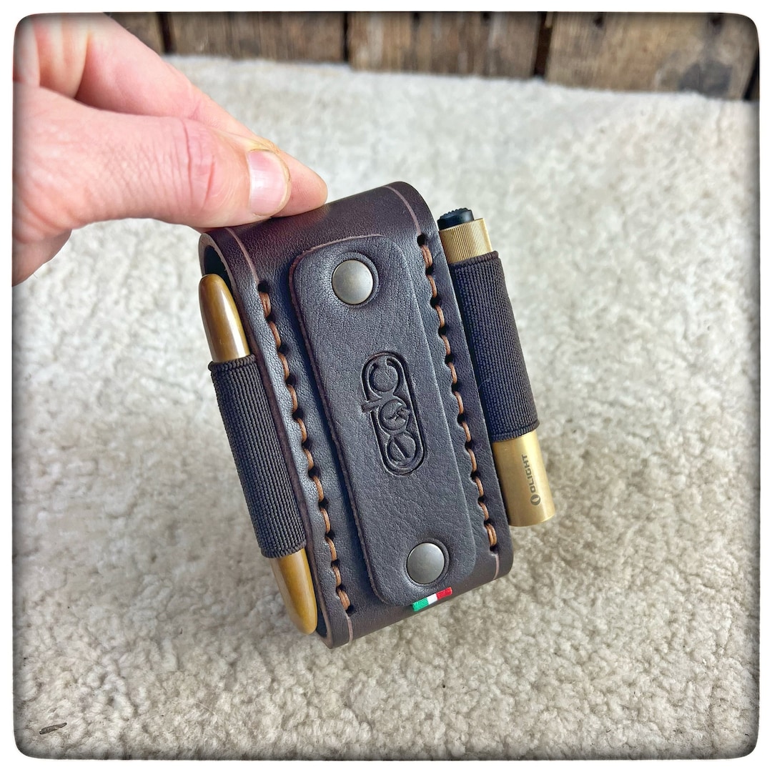 LEATHERMAN® MULTITOOL Deluxe Leather Sheath (pockets for Bits,extender ...