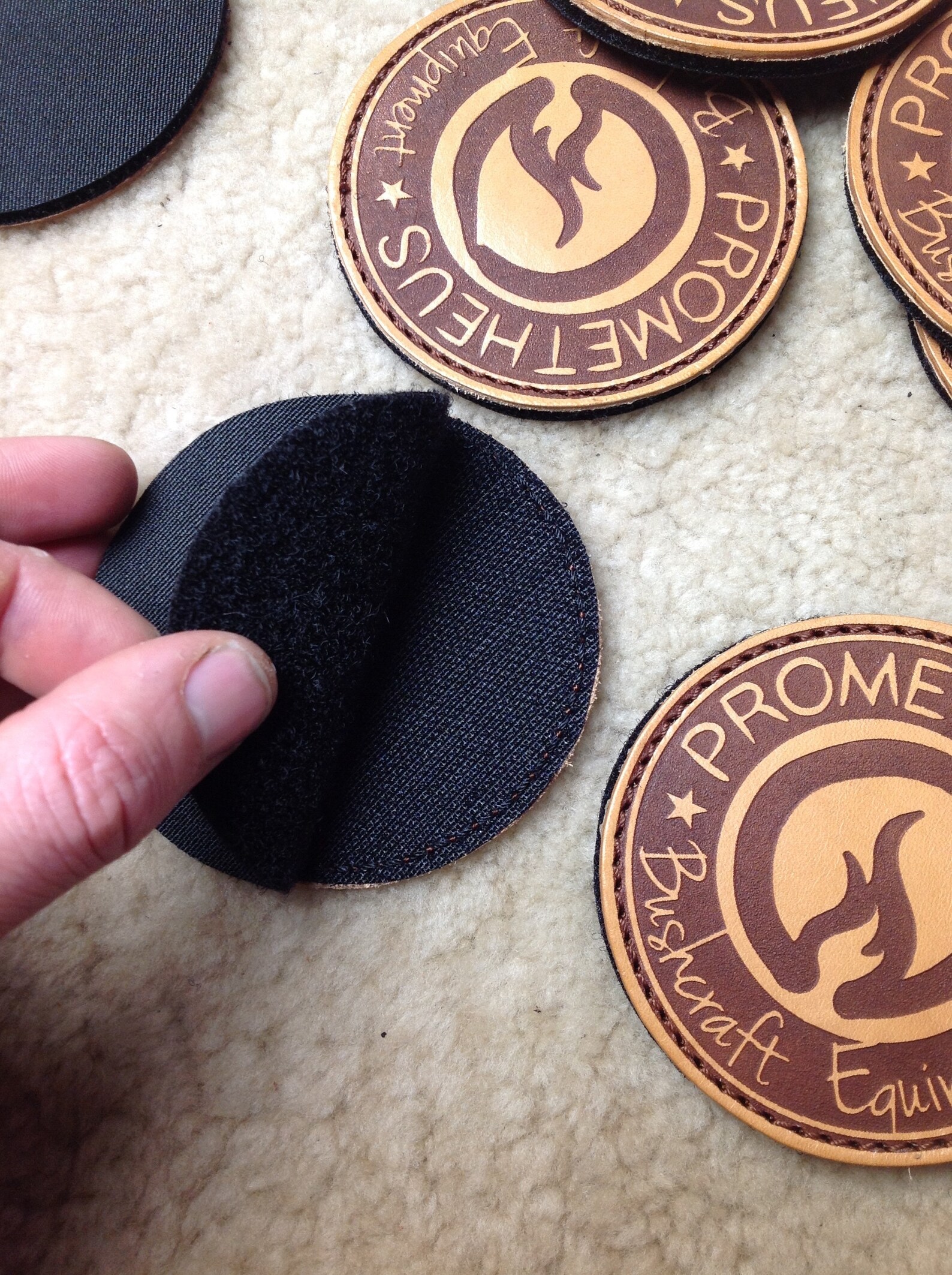 PROMETHEUS LEATHER PATCH | Etsy