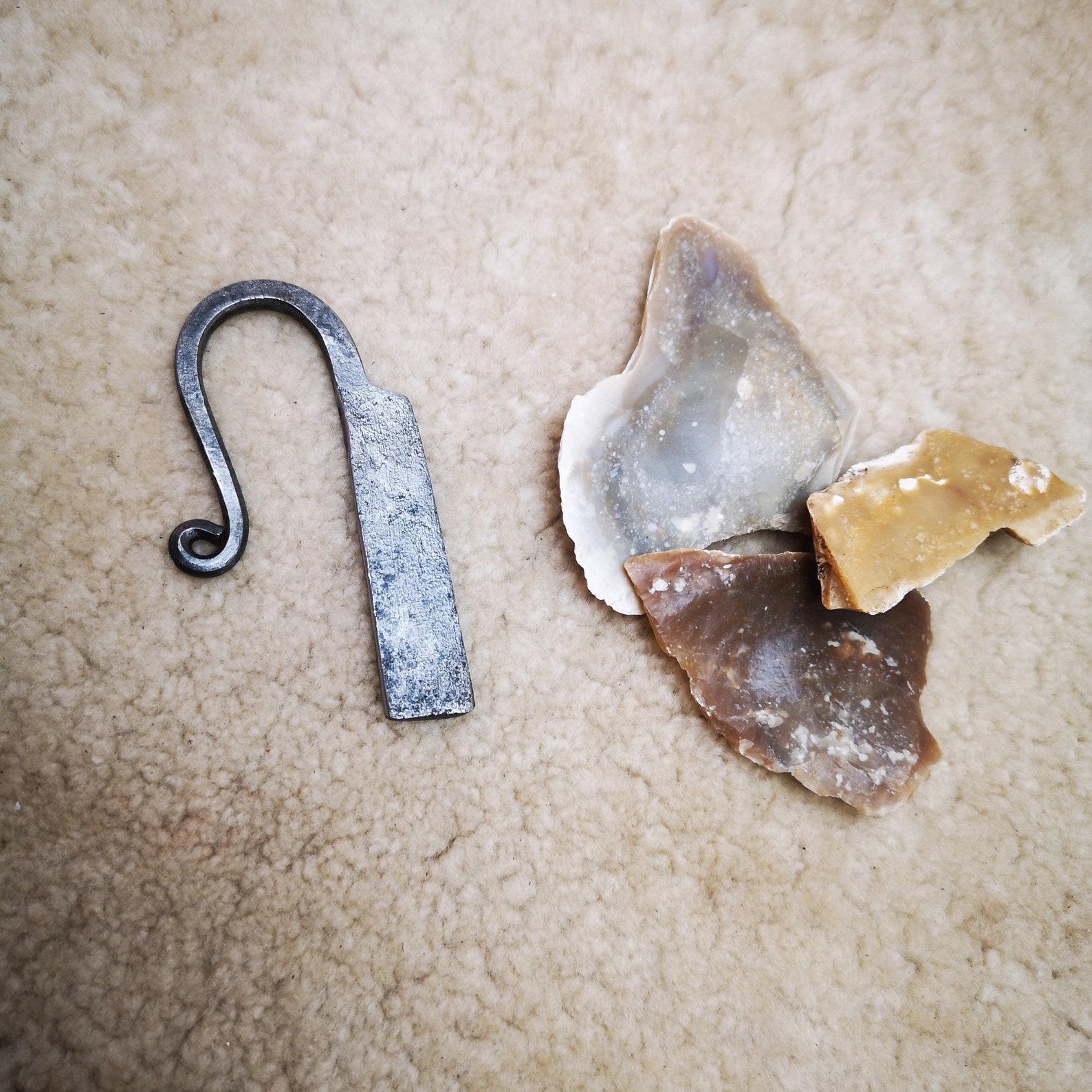 HAND FORGED ENGLISH Firesteel Flint & Steel - Etsy