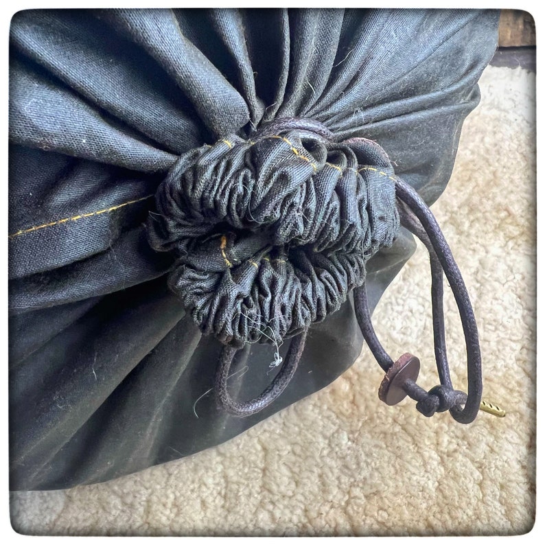 EXTRALARGE - OILSKIN / WAXED Canvas Bedroll Cover - (mod. Close End ...