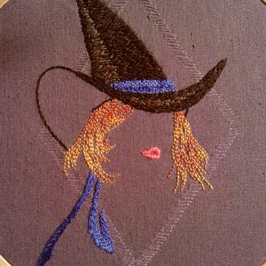 Witch Stitch, Witch Embroidery Pattern, PDF Pattern, PDF Embroidery ...