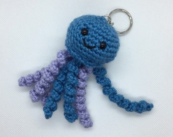 Octopus keychain | Etsy