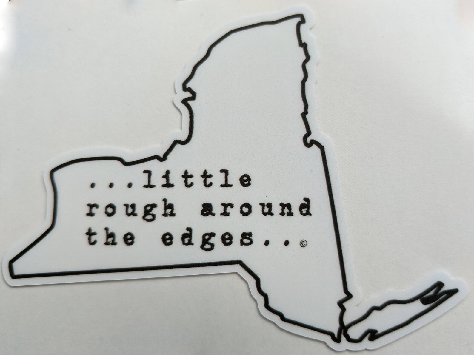 NY Rough Sticker - Etsy