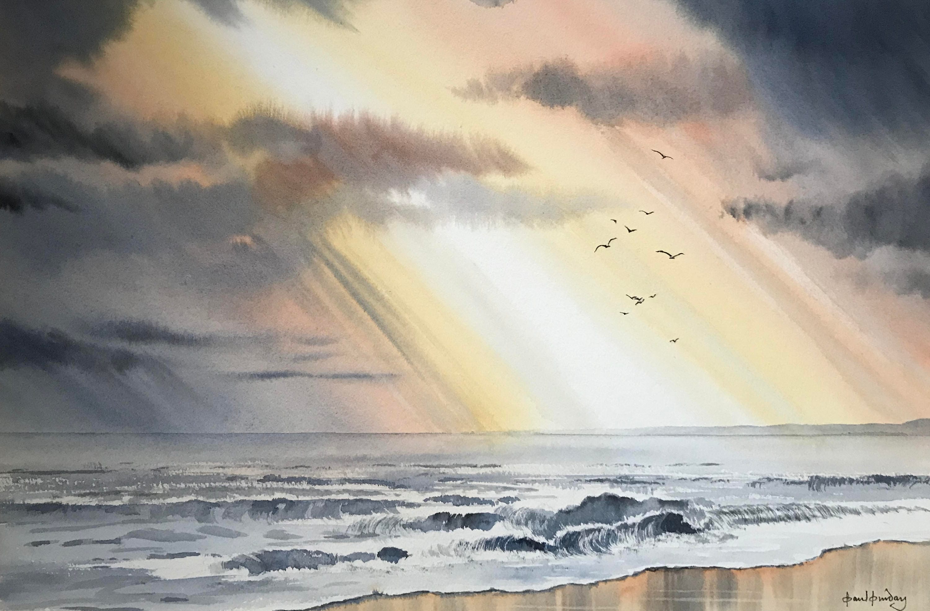Seaside Sky, Sea Scenes, Cloudscapes, Waterscapes, Water Paintings ...