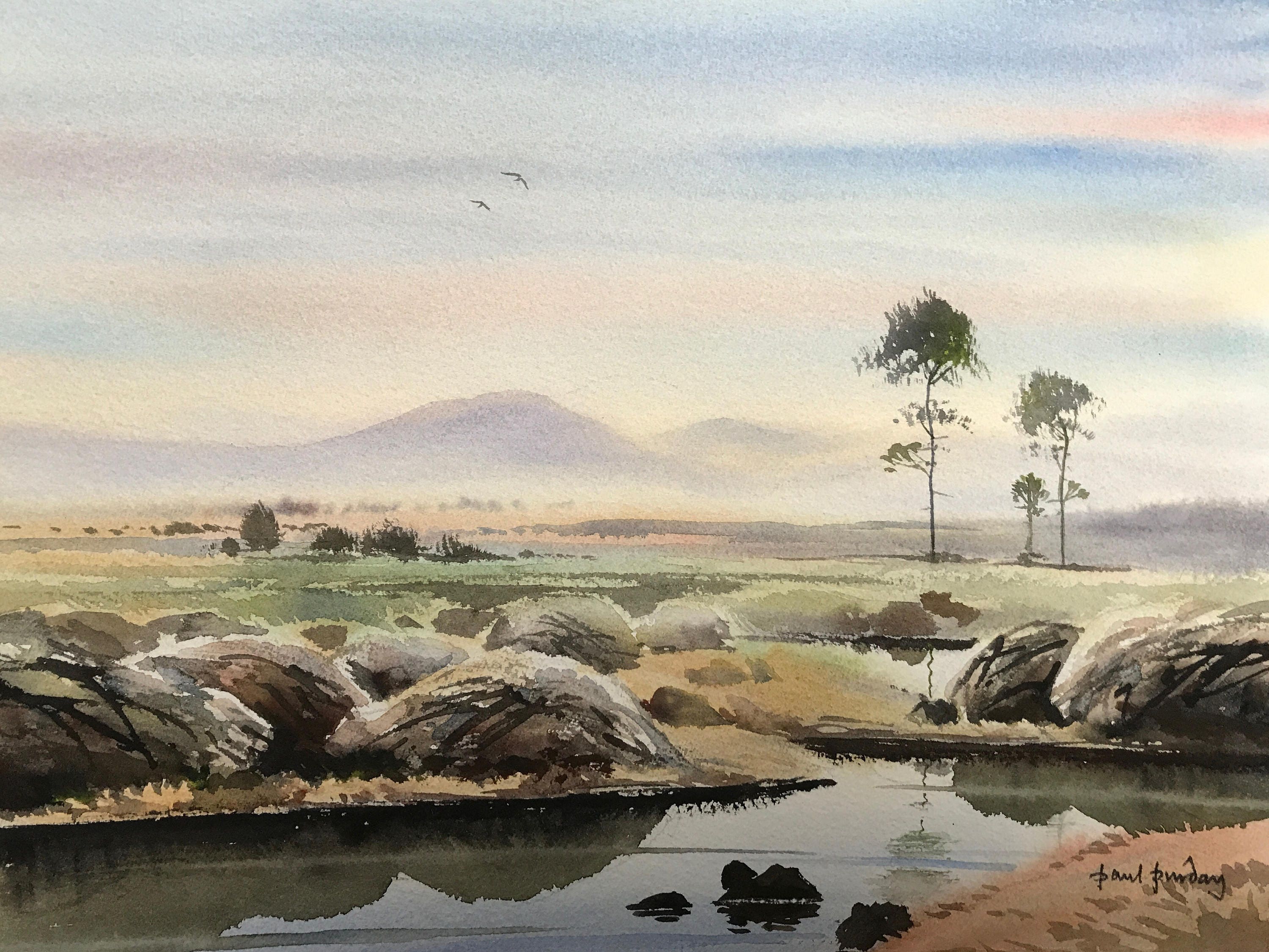 Skye Landscape, Isle of Skye, Scotland, Landscape Watercolour ...