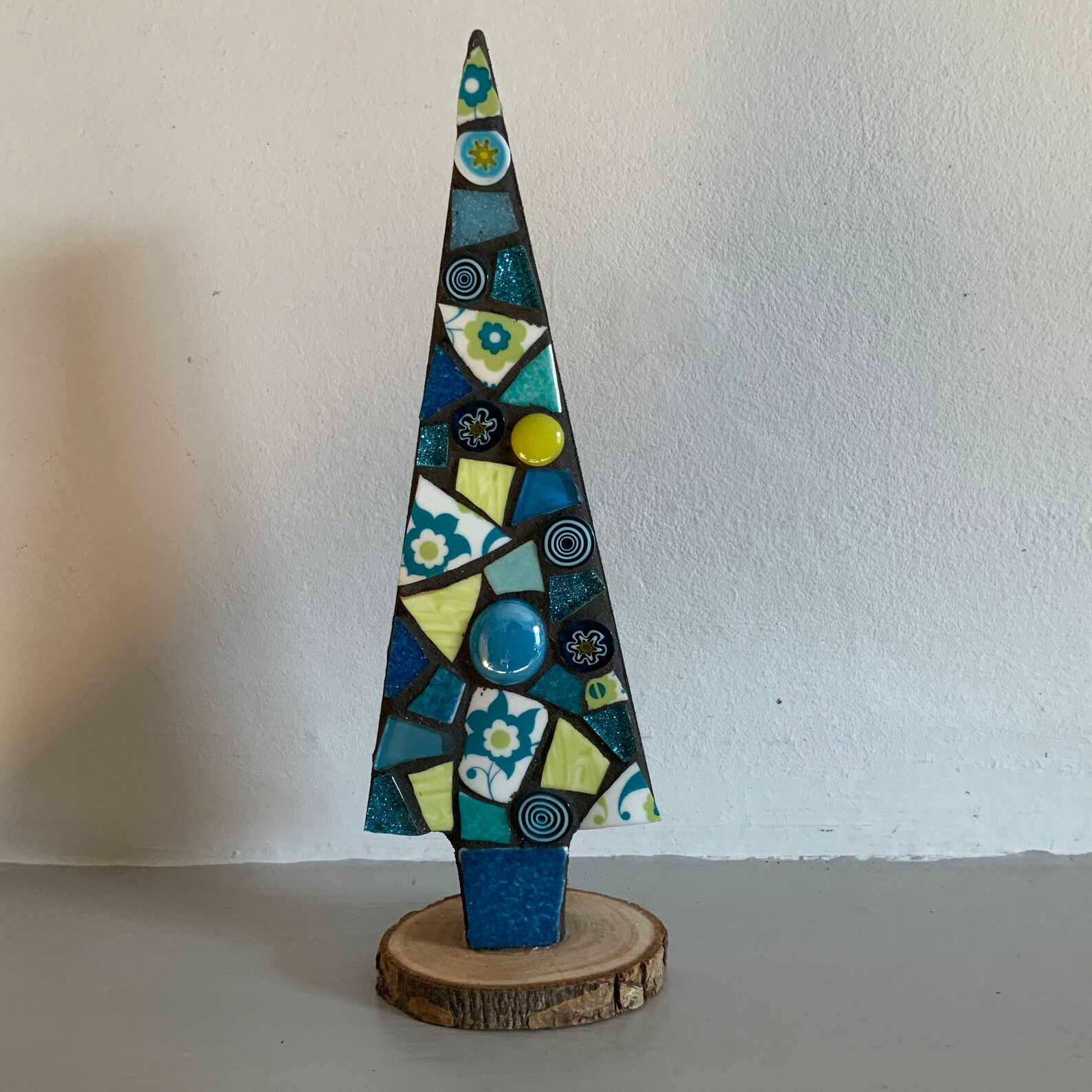 Mosaic Christmas Tree (free Standing) - Etsy