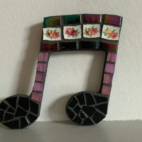 Mosaic Music Note - Etsy