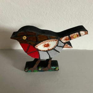 Mosaic Robin free Standing - Etsy