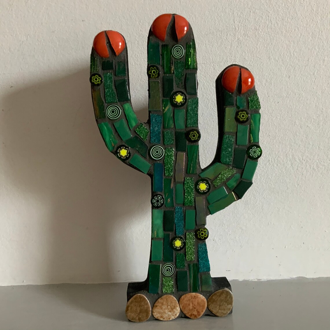 Mosaic Cactus 3 Sizes Available | Etsy UK