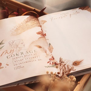 Modern Classic Reading Journal - Etsy