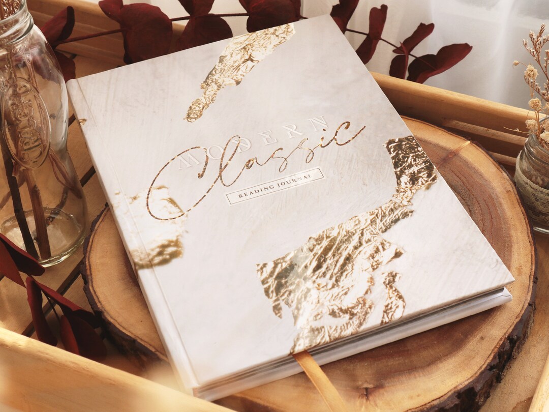 Modern Classic Reading Journal - Etsy