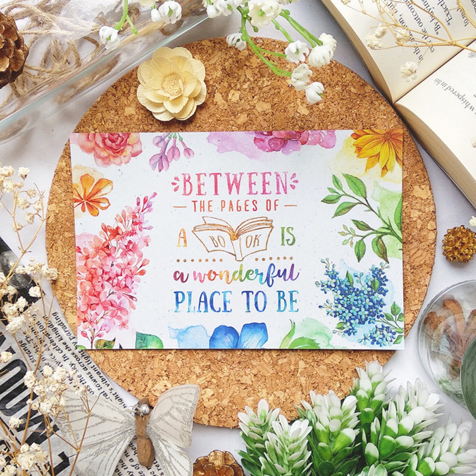 Between the Pages Print - Etsy