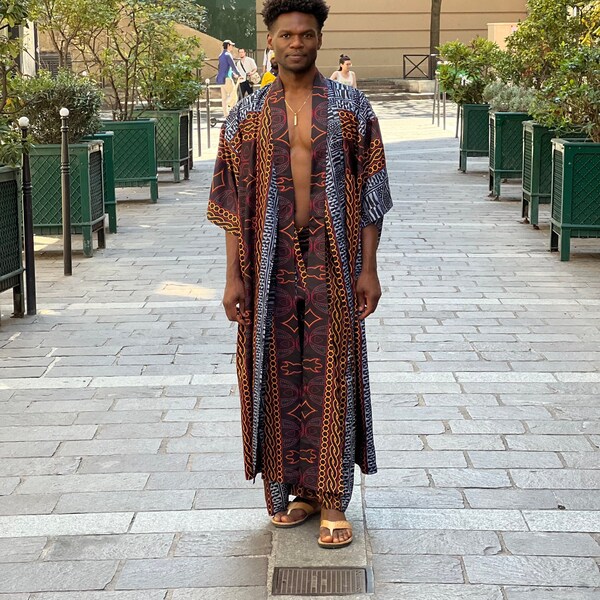 African Kimono Pattern - Etsy