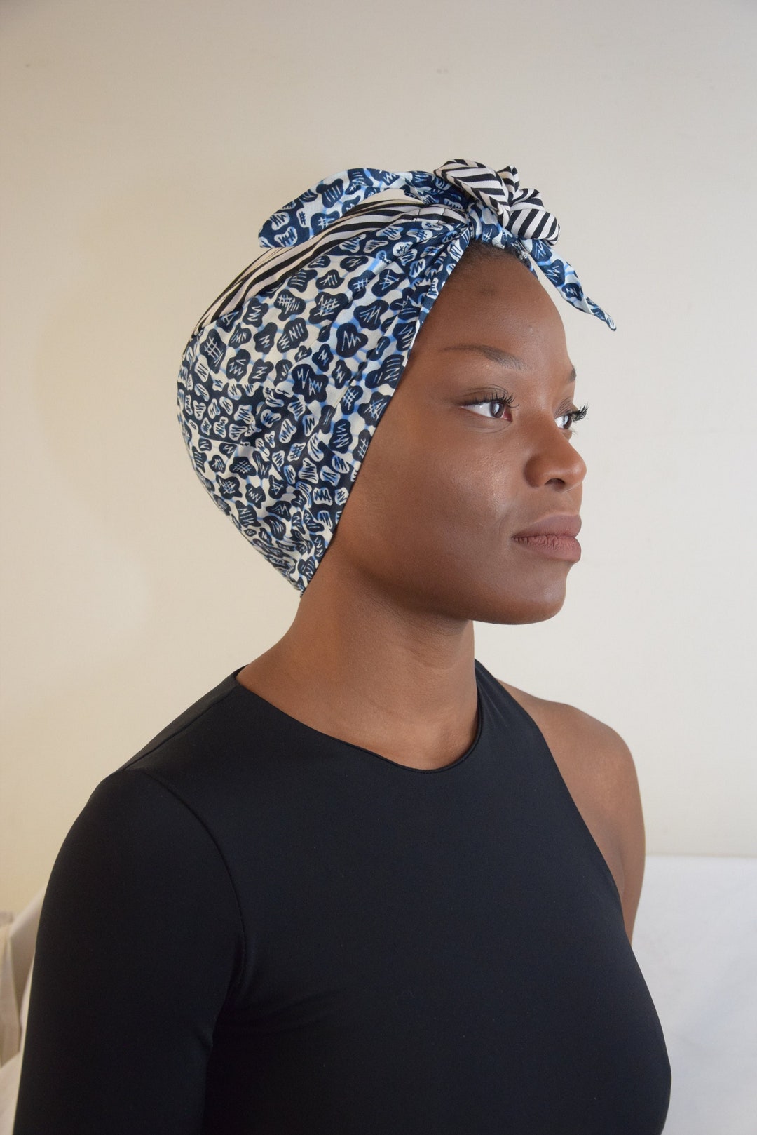 Easy to Tie Turban 5 Patterns, Headband, Scarf, Band, Tripe - Etsy
