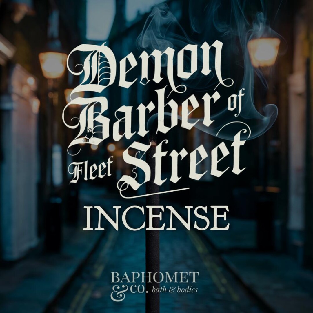 Demon Barber of Fleet Street Incense Sticks | Masculine Dark Woods | 10 ...