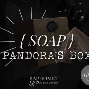 Soap Mystery Box Pandora's Box Gift Set / Artisanal / Vegan / Horror ...