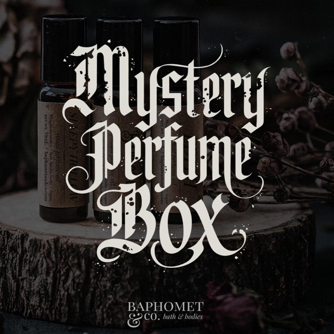 Surprise Perfume Gift Box - Mystery Gift Set / Horror & Macabre ...