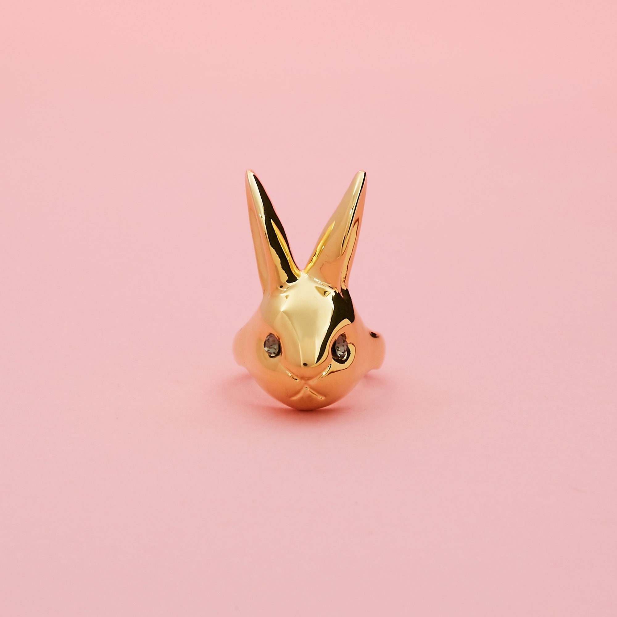 Rabbit Bunny Gold Ring - Etsy