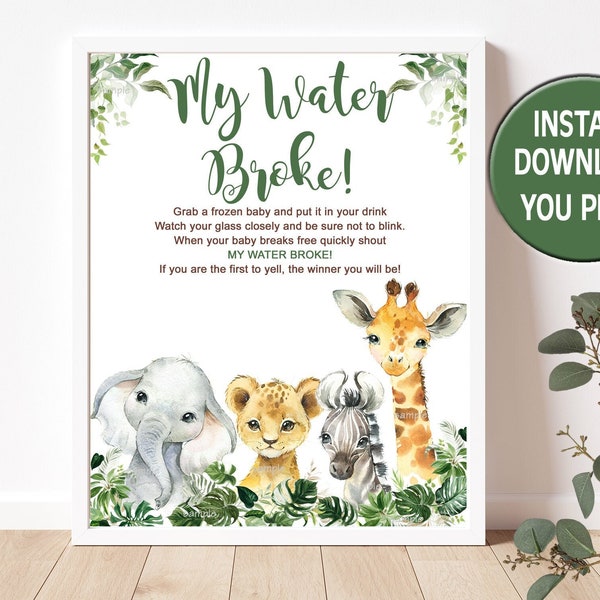 Baby Shower Ice Cube Sign - Etsy