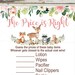 Woodland Baby Shower Game, Baby Animal Game, Woodland Forest Animals ...