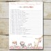 Pink Elephant Baby Shower Game, Word Scramble Game, Girl Safari Baby ...