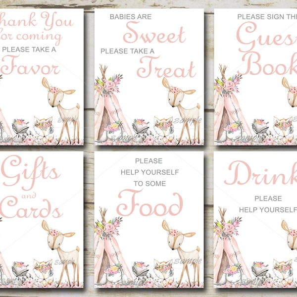 Woodland Table Decor - Etsy