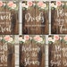 Rustic Baby Shower Signs 6 Printable Rustic Table Signs | Etsy